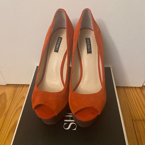 Shoemint | Shoes | New Shoemint Peeptoe Wedges Sz8 | Poshmark